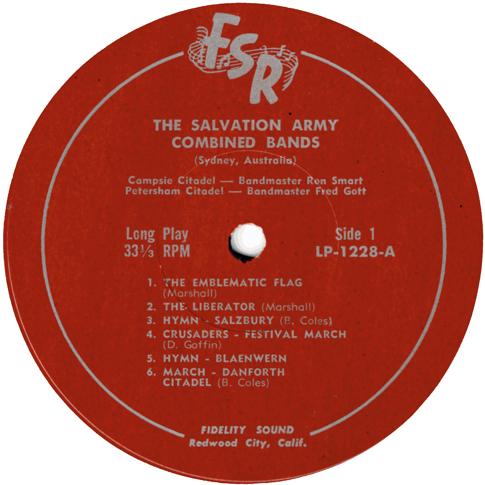 LP1228 - Combined Bands Campsie & Petersham Citadels