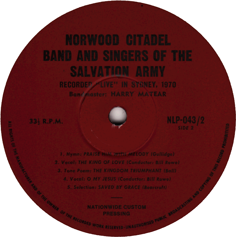 NLP043 - Norwood Citadel Band & Singers