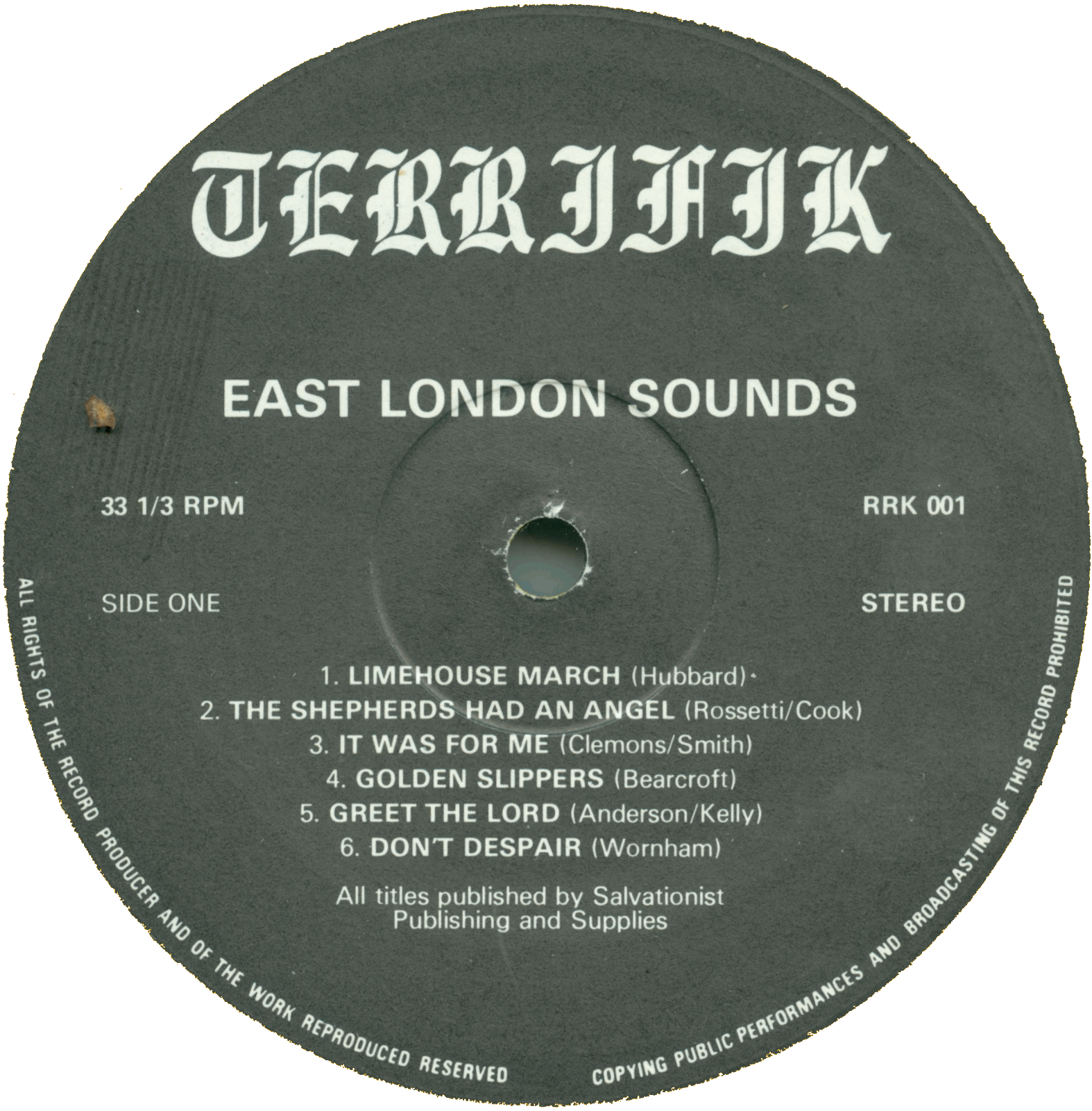 RRK001 - East London Sounds