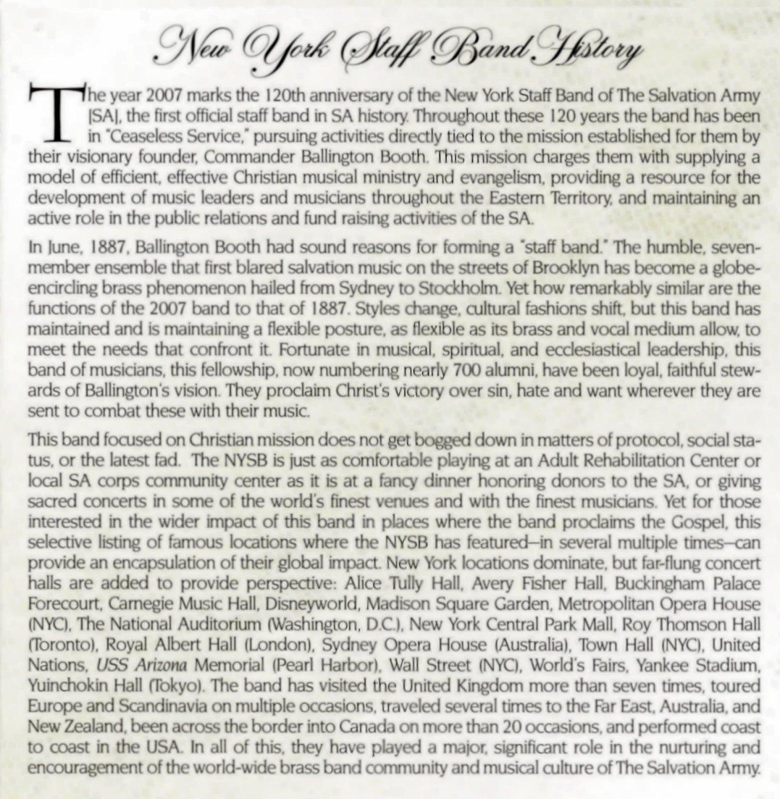 TRCD1087 - Ceaseless Service